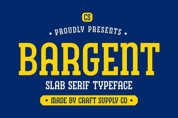 Bargent Font - Free Font