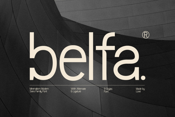 Belfa Font - Free Font