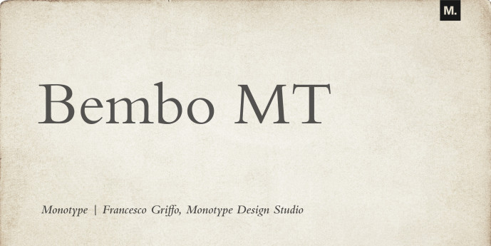 Bembo Font Family - Free Font