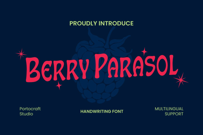 Berry Parasol Font - Free Font
