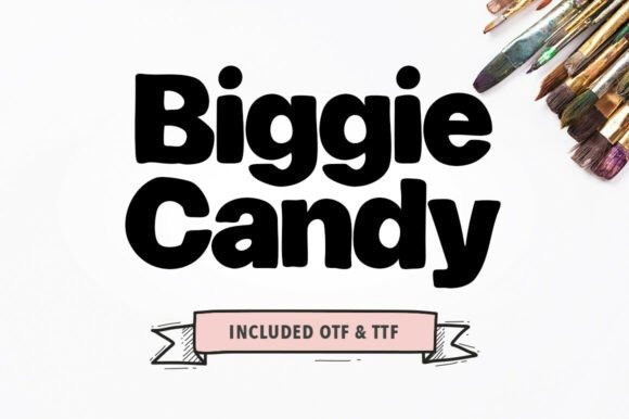 Biggie Candy Font - Free Font