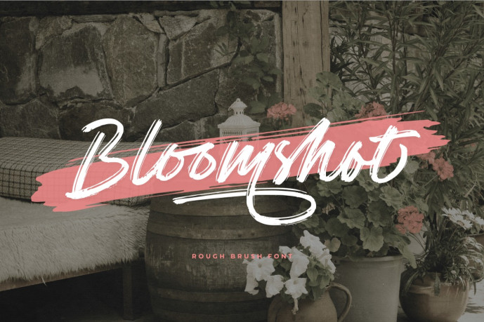 Bloomshot Font - Free Font