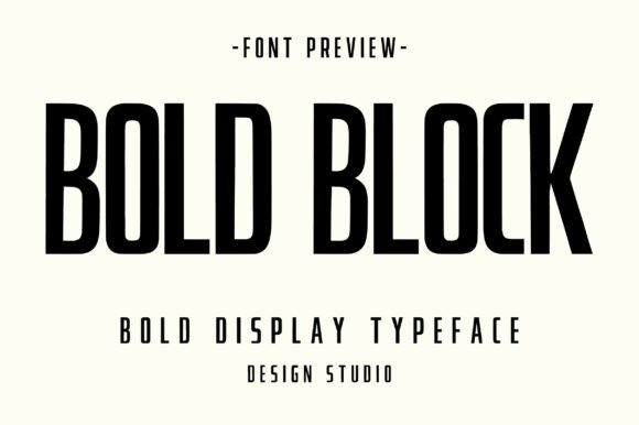 Bold Block Sans Serif Font - Free Font