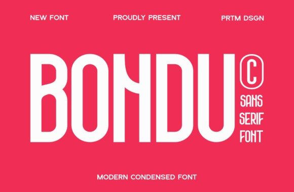 Bondu Font - Free Font