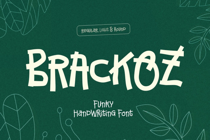 Brackoz Script Font - Free Font