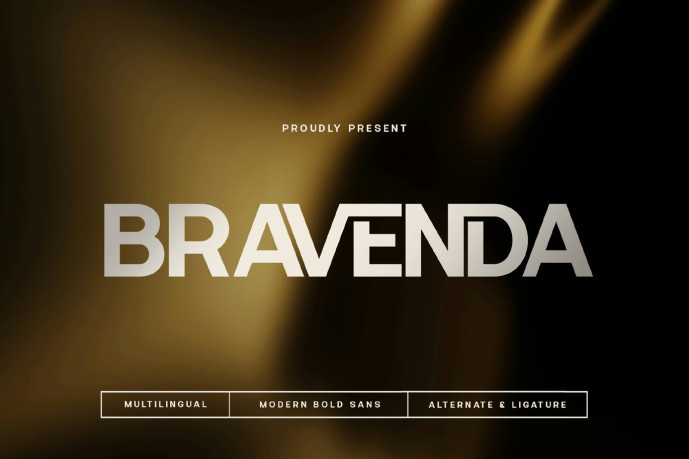 Bravenda Font - Free Font