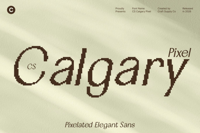 Calgary Pixel Font - Free Font