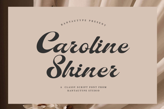 Caroline Shiner Font - Free Font