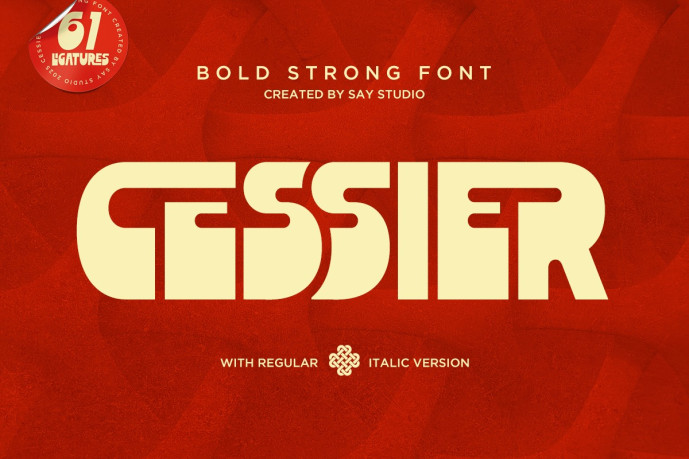 Cessier - Bold Strong Font - Free Font