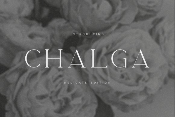 Chalga Serif Font - Free Font