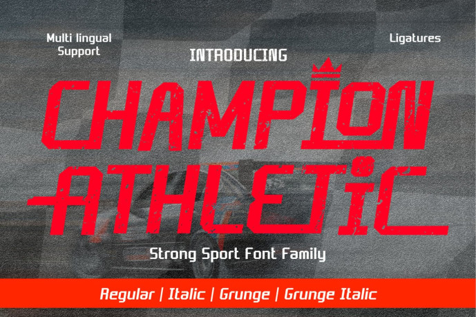 Champion Athletic Font - Free Font