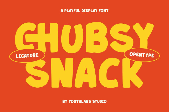 Chubsy Snack – Playful Display Font - Free Font