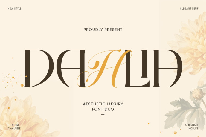 Dahlia Font Duo - Free Font