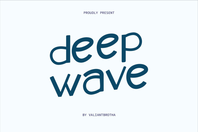 Deep Wave - Playful Font - Free Font