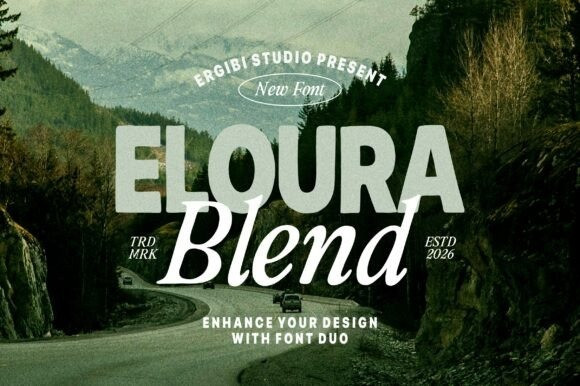 Eloura Blend Font Duo - Free Font