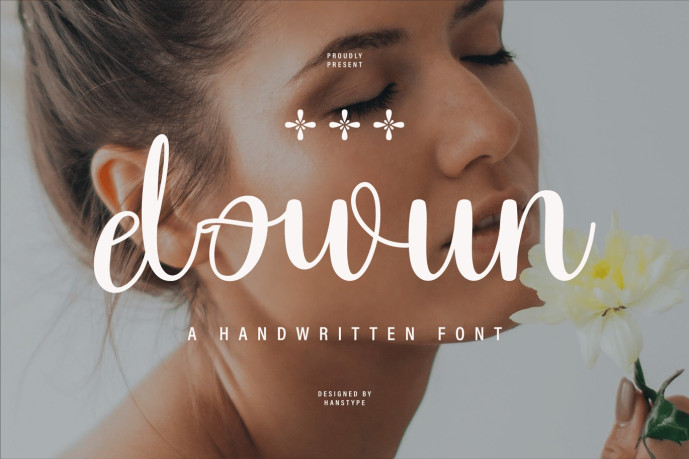 Elowun - Handwritten Font - Free Font