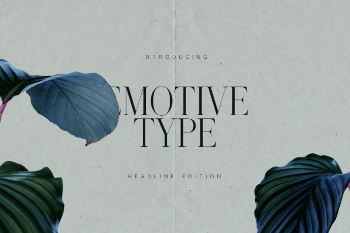 Emotive Type – Headline Edition Font - Free Font