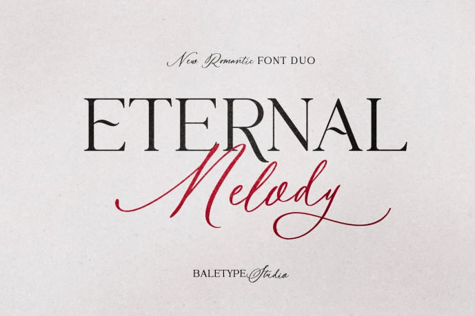 Eternal Melody Font Duo - Free Font
