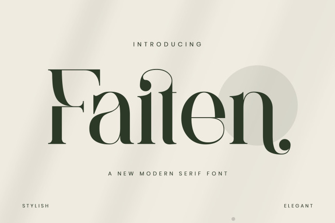 Faiten - Modern Serif Font - Free Font