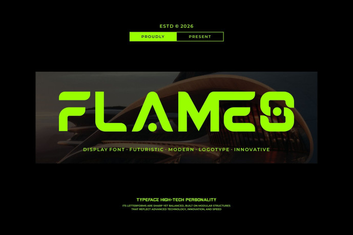 Flames Font - Free Font