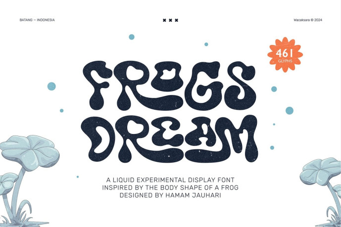 Frogs Dream Font - Free Font