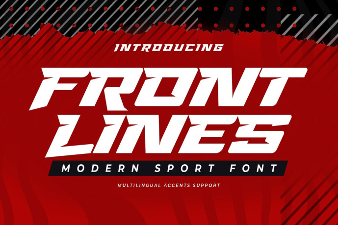 Front Lines Font - Free Font