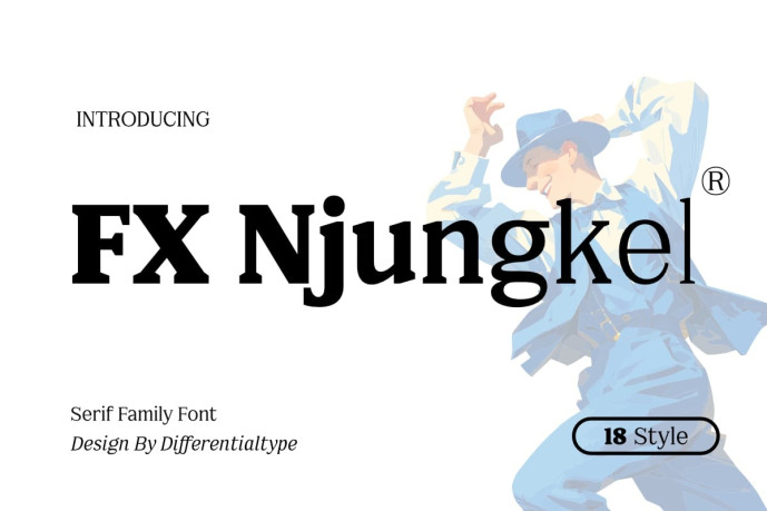 FX Njungkel Font Family - Free Font