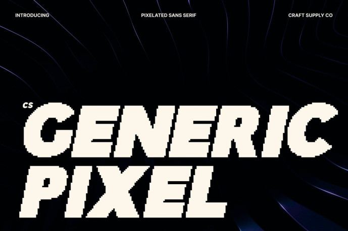 Generic Pixel Font - Free Font