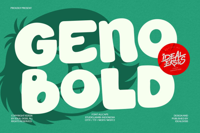 Geno Bold - Playful Food Font - Free Font