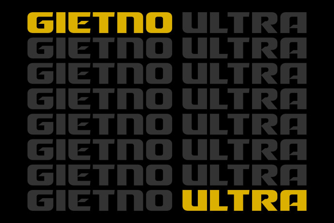 Gietno Ultra Font - Free Font