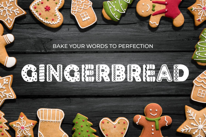 Gingerbread Decorative Display Font - Free Font
