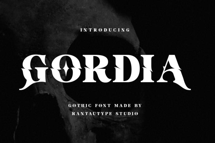 Gordia Gothic Font - Free Font