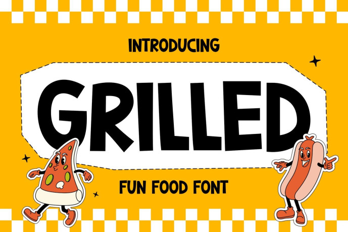 Grilled Font - Free Font