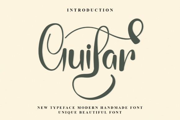 Guitar Font - Free Font