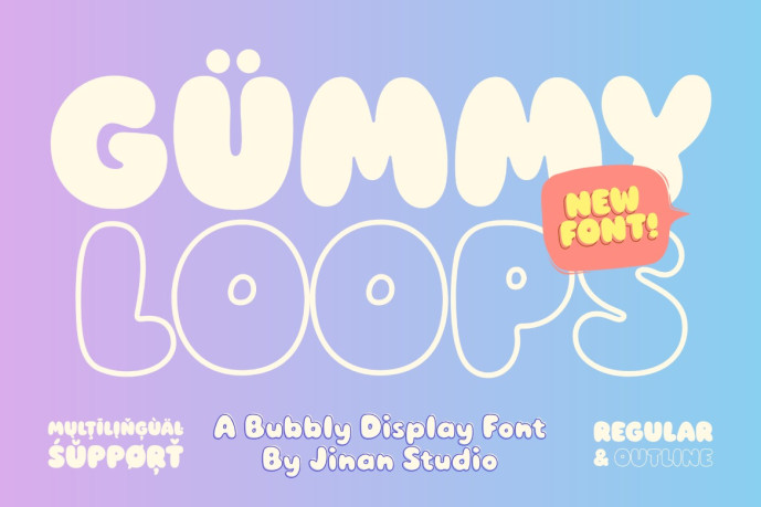 Gummy Loops Font - Free Font