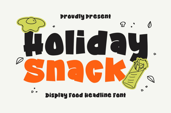 Holiday Snack Font - Free Font
