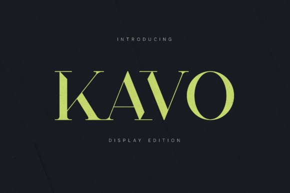 Kavo Serif Font - Free Font