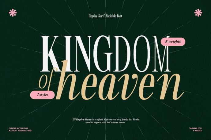 Kingdom Heaven Font - Free Font