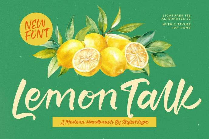 Lemon Talk Font - Free Font