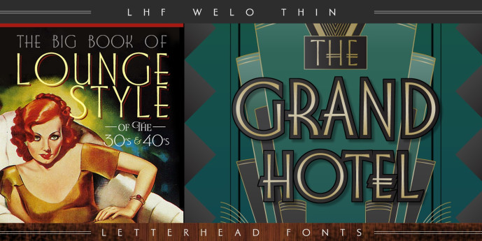 LHF Welo Thin Font - Free Font