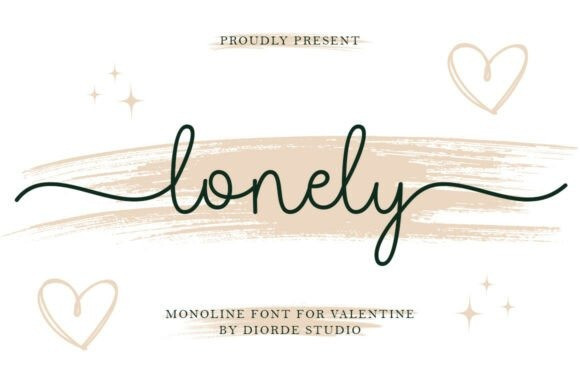Lonely Handwriting Font - Free Font