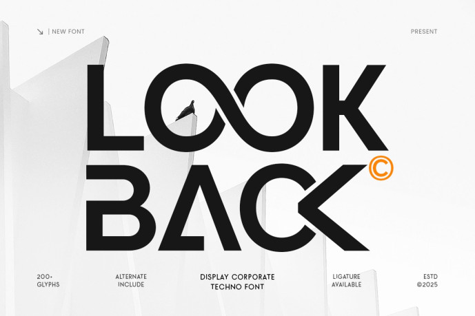 Look Back Font - Free Font