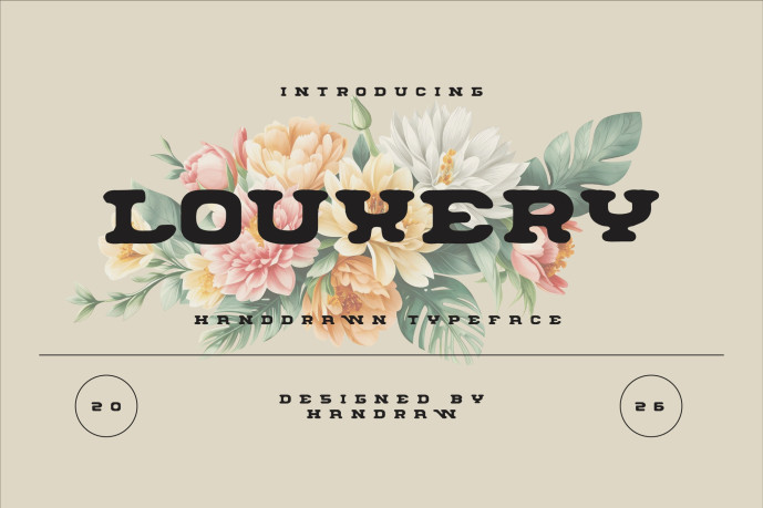 Louxery - Retro Display Font - Free Font