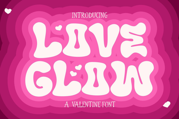 Love Glow - Valentine Display Font - Free Font