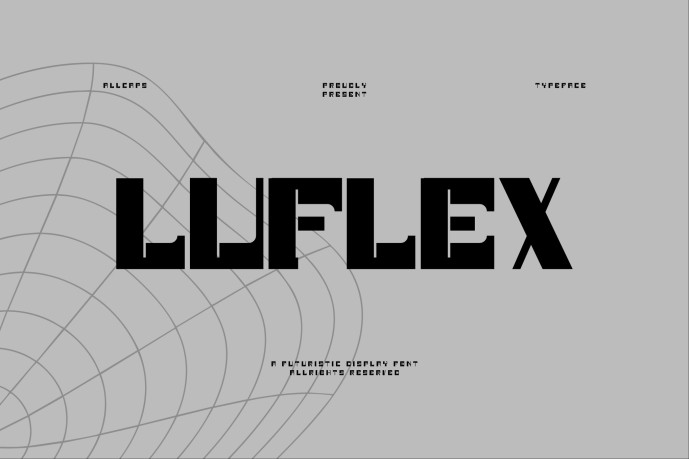 Luflex - Futuristic Font - Free Font