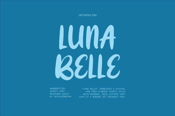 Luna Belle - Playful Font - Free Font