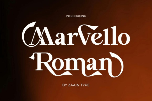 Marvello Roman Font - Free Font