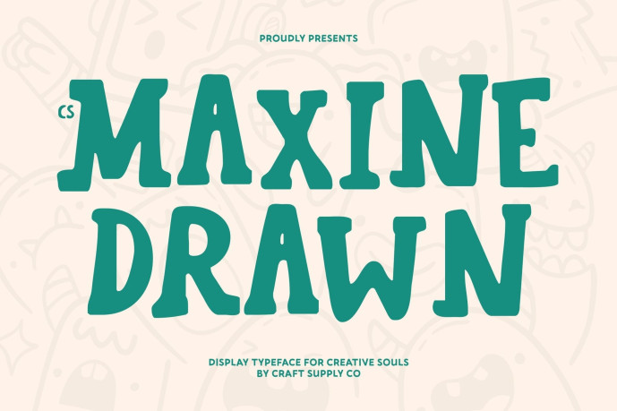 Maxine Drawn Font - Free Font