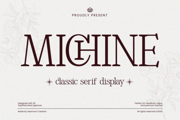 Michine Font - Free Font