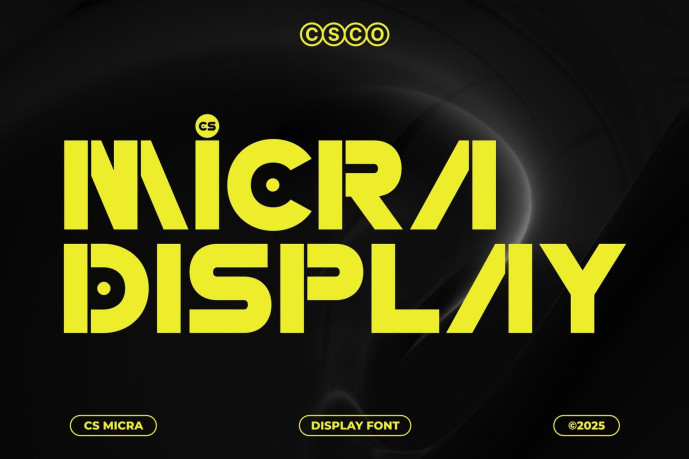 Micra – Futuristic Font - Free Font